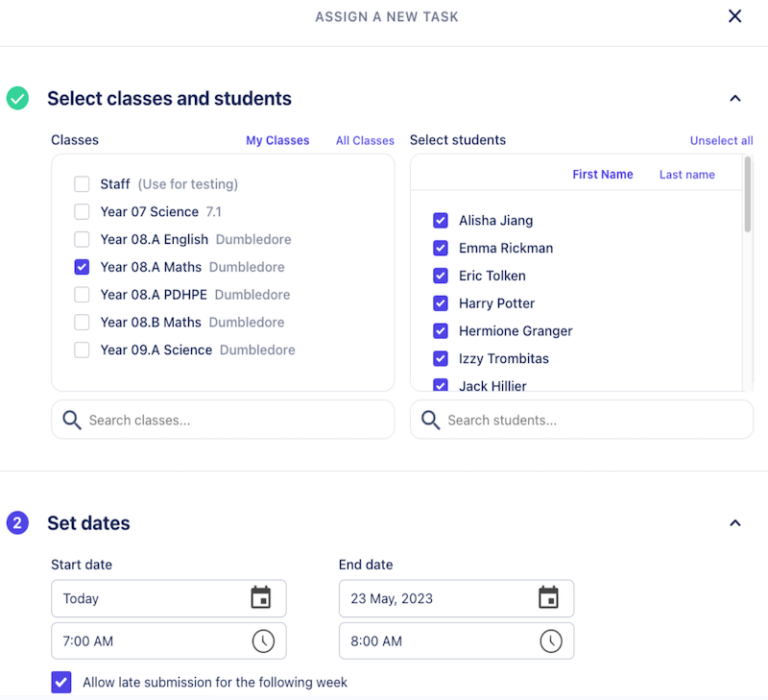 Student Learning Analytics | Education Perfect